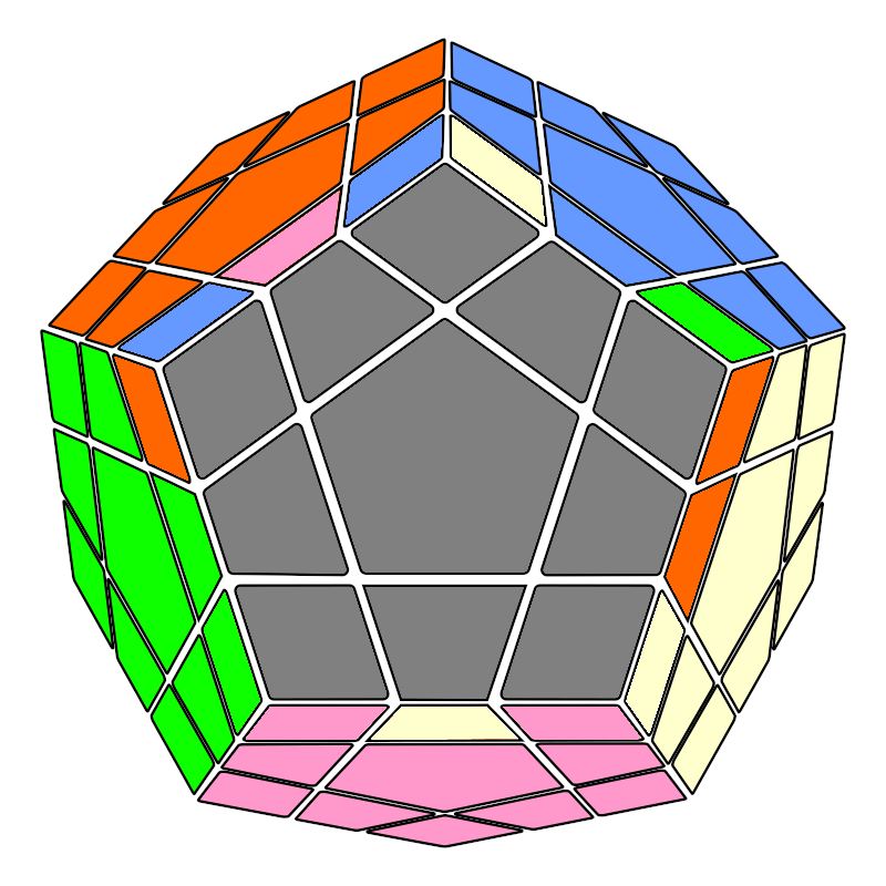Megaminx PLL Algorithm 091