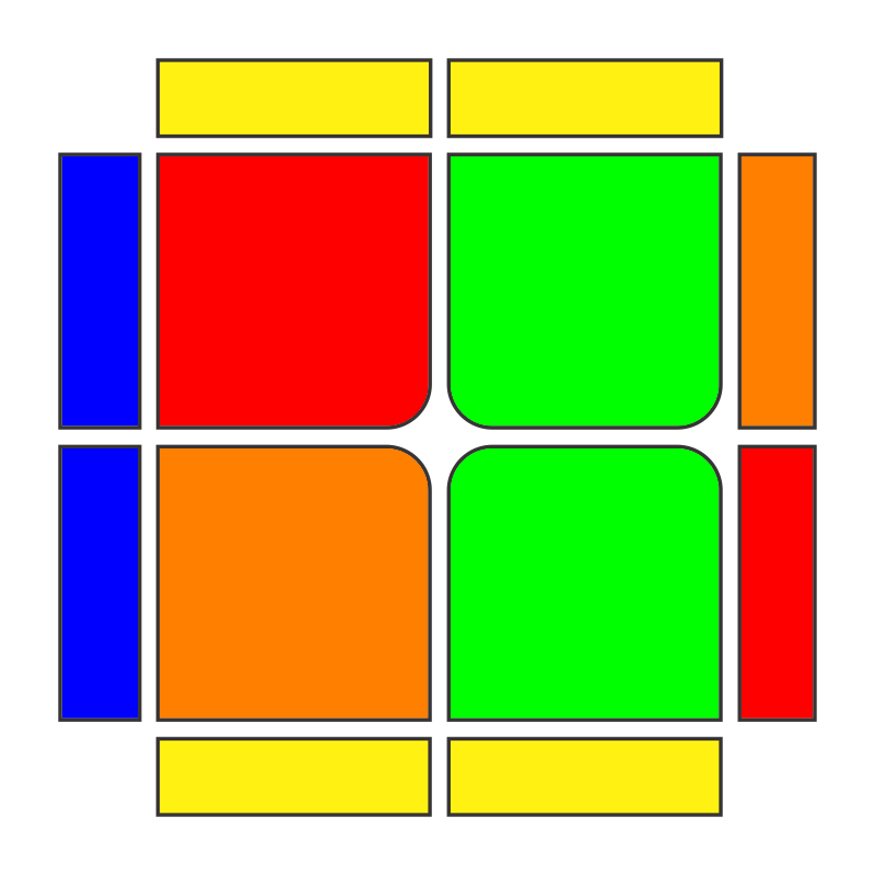 2x2 CLL Algorithms CLL 40 H Algorithm
