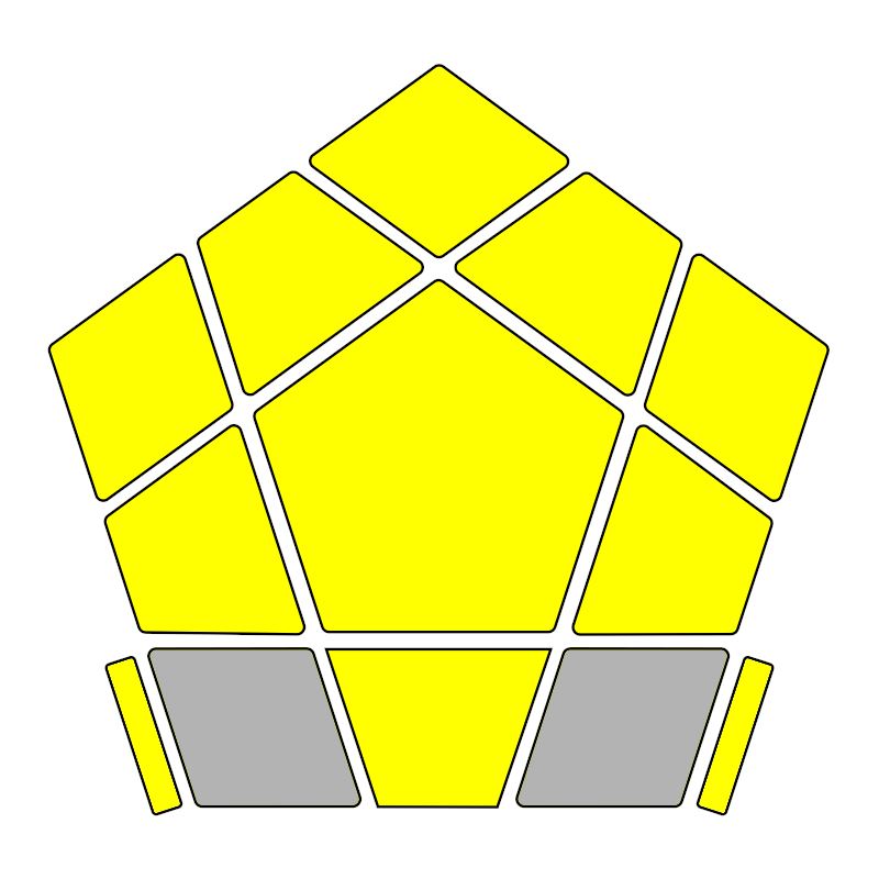 Megaminx OLL 04 CO Algorithm