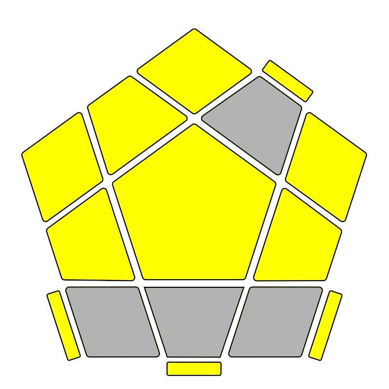 Megaminx OLL 25 C Algorithm
