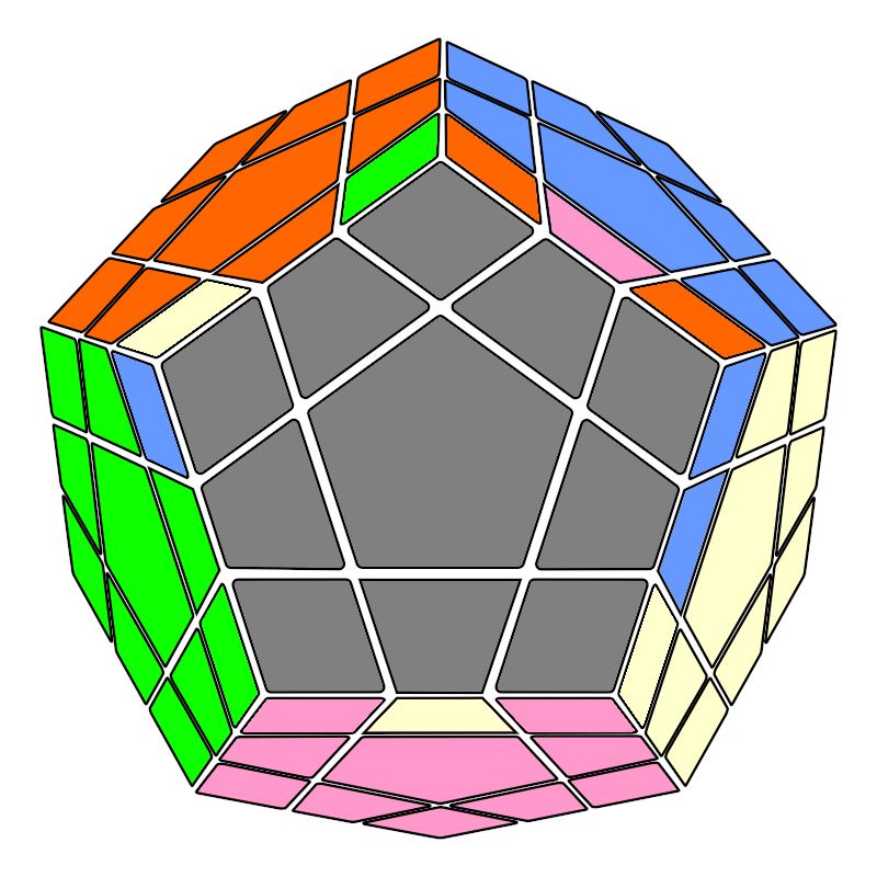 Megaminx PLL Algorithm 006