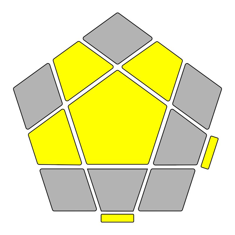 MEGA OLL 01 Megaminx OLL Alg