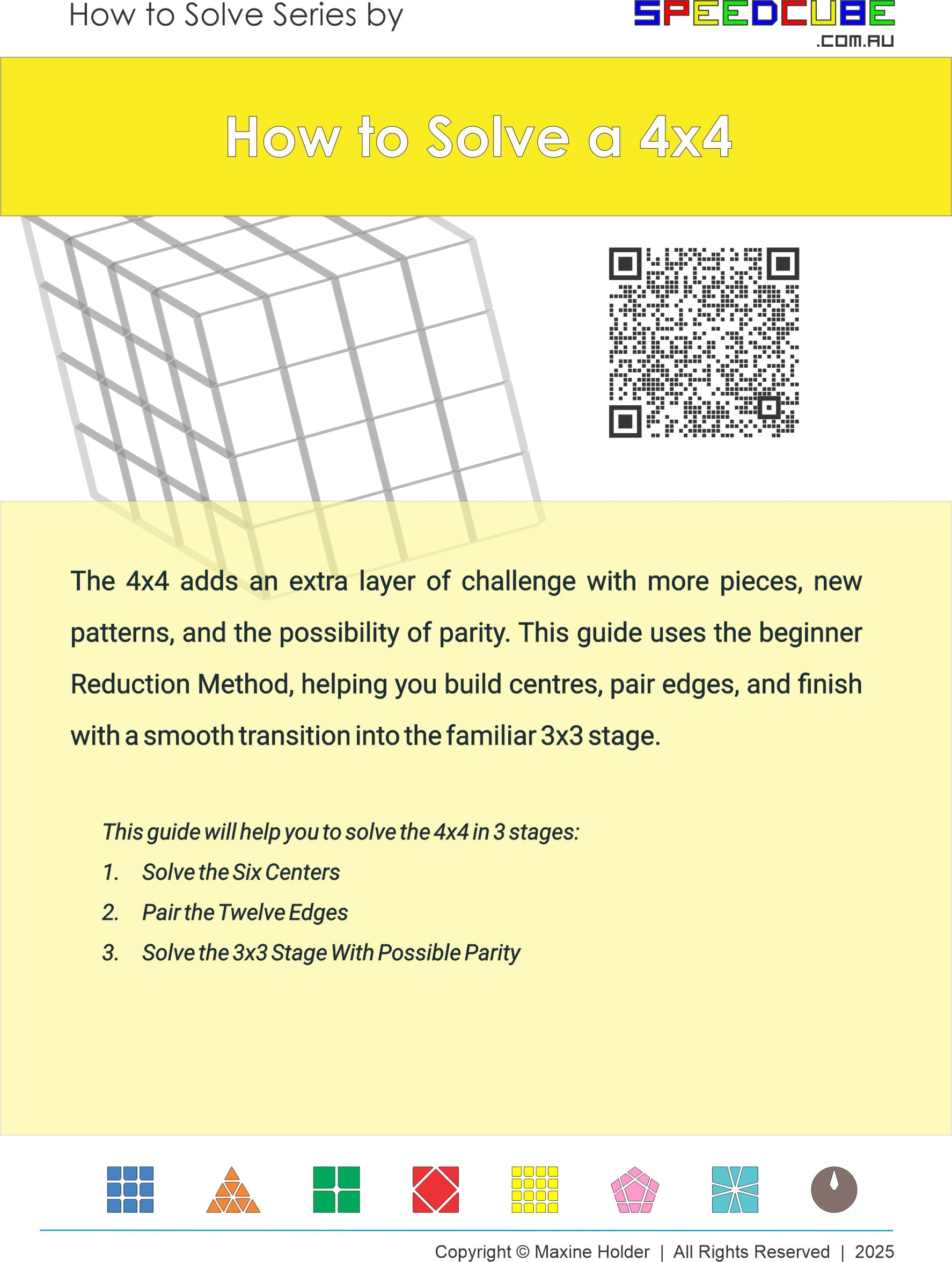 How to Solve a 4x4 Kindle eBook